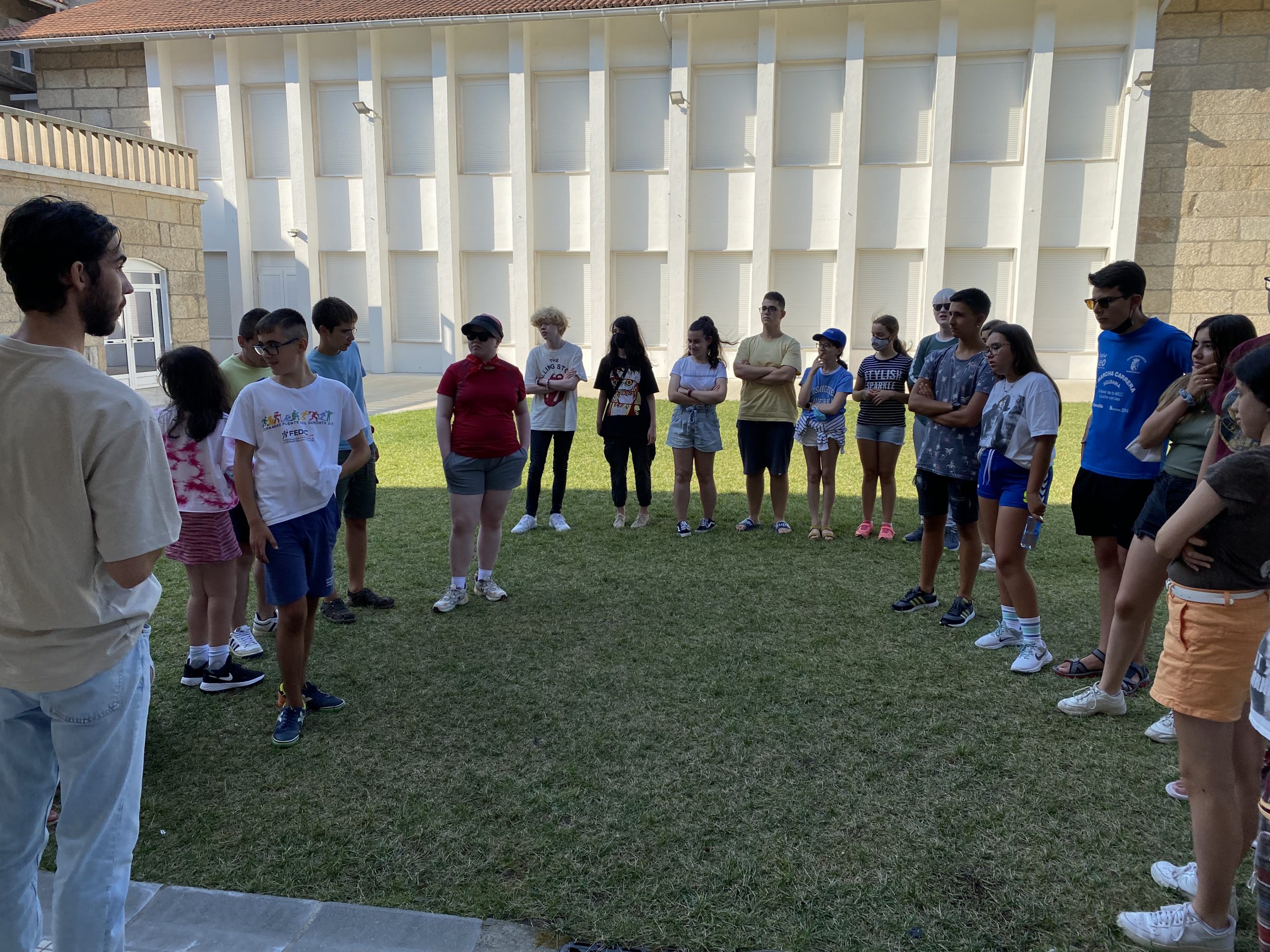 Folk-based activities presented to the youth of the Blind Center ...
